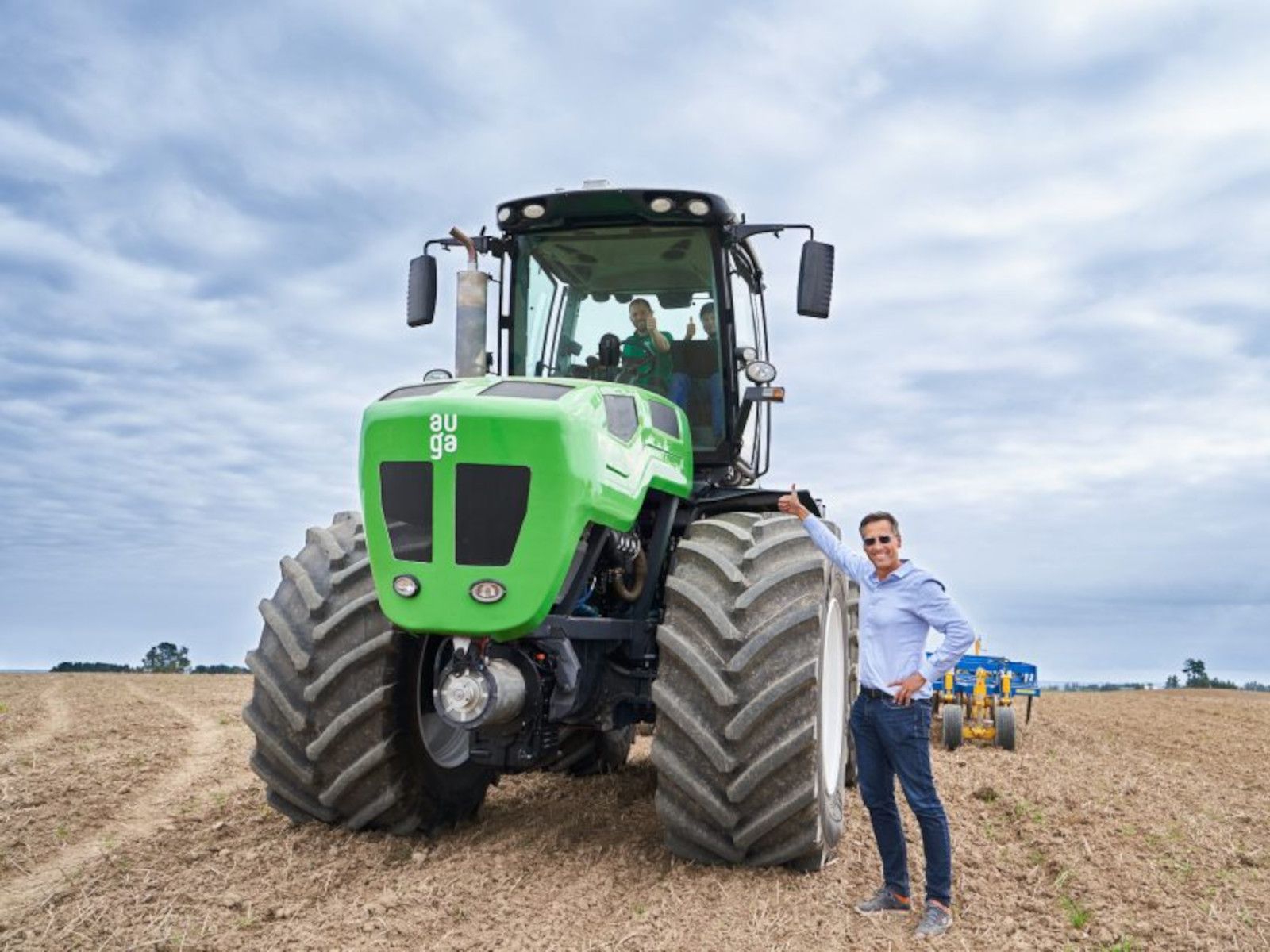AUGA Group Creates World's First Hybrid Biomethane Electric Tractor ...